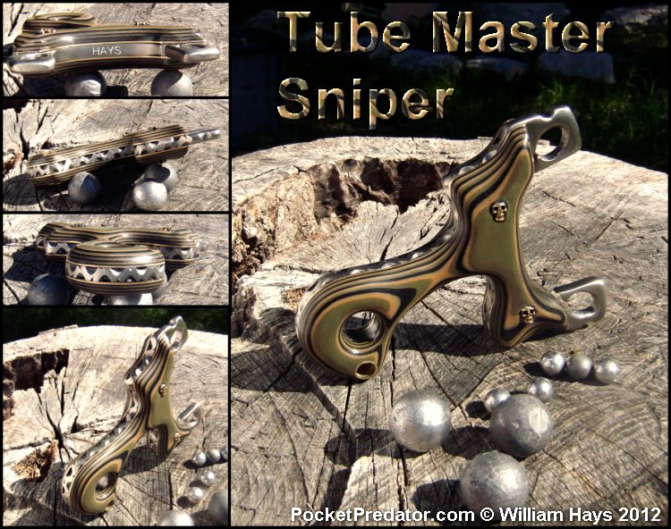 Tube Master Sniper In Titanium And G10 | Slingshots Forum